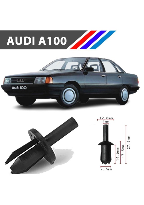 OTOZET Audi A100 Davlumbaz Klipsi 50 Adetli Paket Fiyatları ve Özellikleri