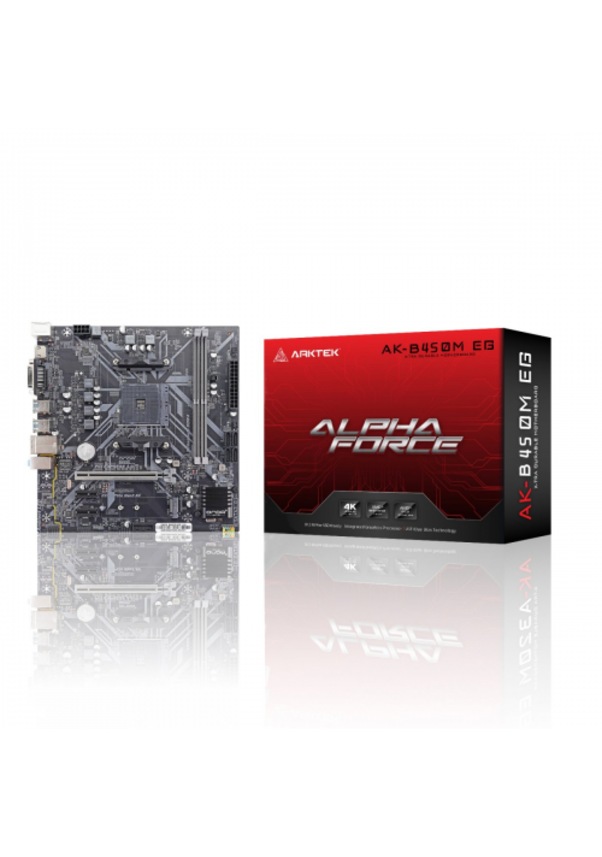 Arktek Alpha Force AK-B450M EG AMD B450 3000 MHz Soket AM4 Micro ATX Anakart Fiyatları ve ...