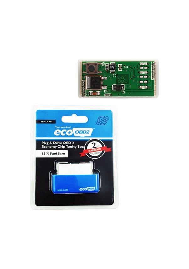 1 Pcb Benzin - Tam Çip Nitro Obd2 15% Yakıt Tasarrufu Güç Ecu Chip ...