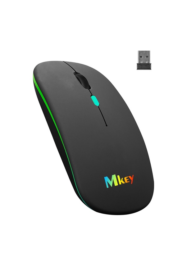 Mkey MK-109 RGB LED Kablosuz Mouse Optik Wireless Mouse Sessiz Mouse ...