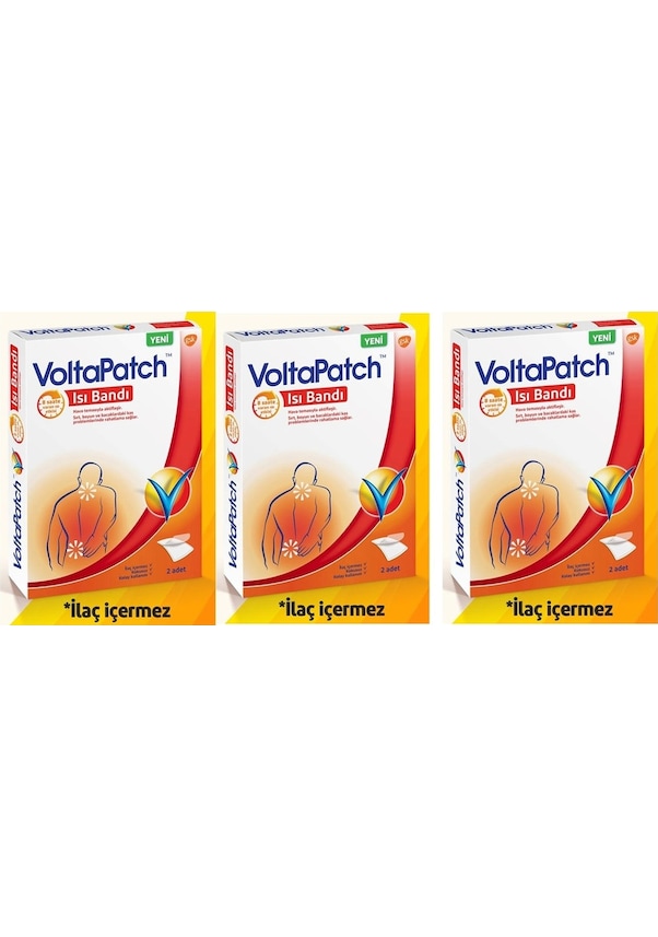 Voltapatch Isı Bandı 3 x 2 Adet Fiyatları ve Özellikleri