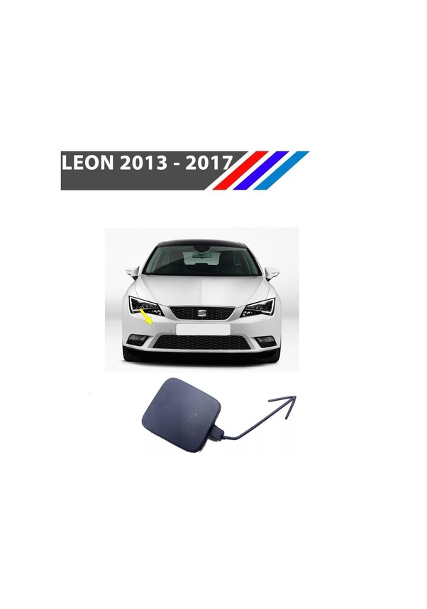 Seat Leon Mk3 Ön Tampon Çeki Demir Kapağı Siyah Renk 2013-2017 ...