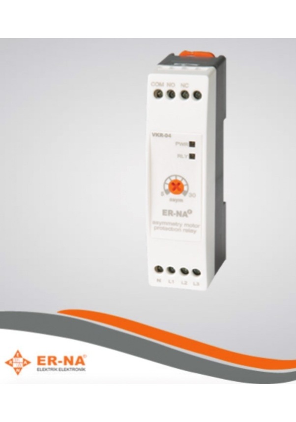 Er-na Vkr-04f Asimetri Ayarlı, Faz Sıralı, Motor Koruma Rölesi ...