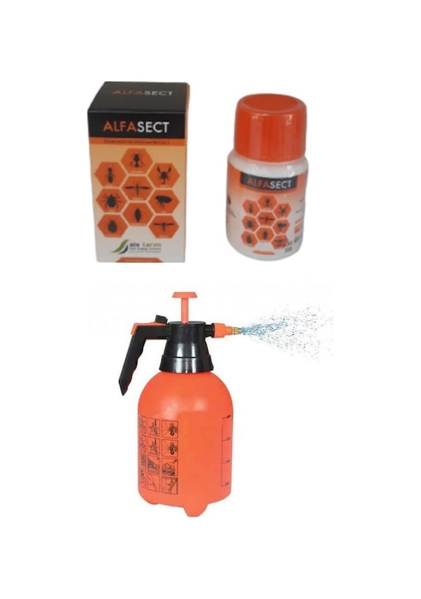 Bit-pire-kene-karınca Genel Haşere Ilacı 2 Litre Ilaçlama Pompası ...