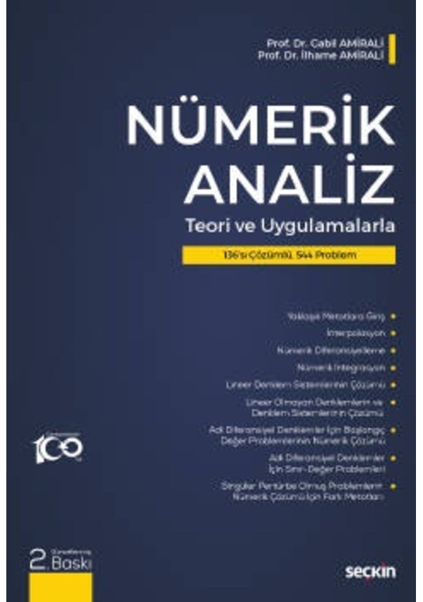 Nümerik Analiz Teori Ve Uygulama Prof. Dr. Gabil Amirali Fiyatları ve Özellikleri