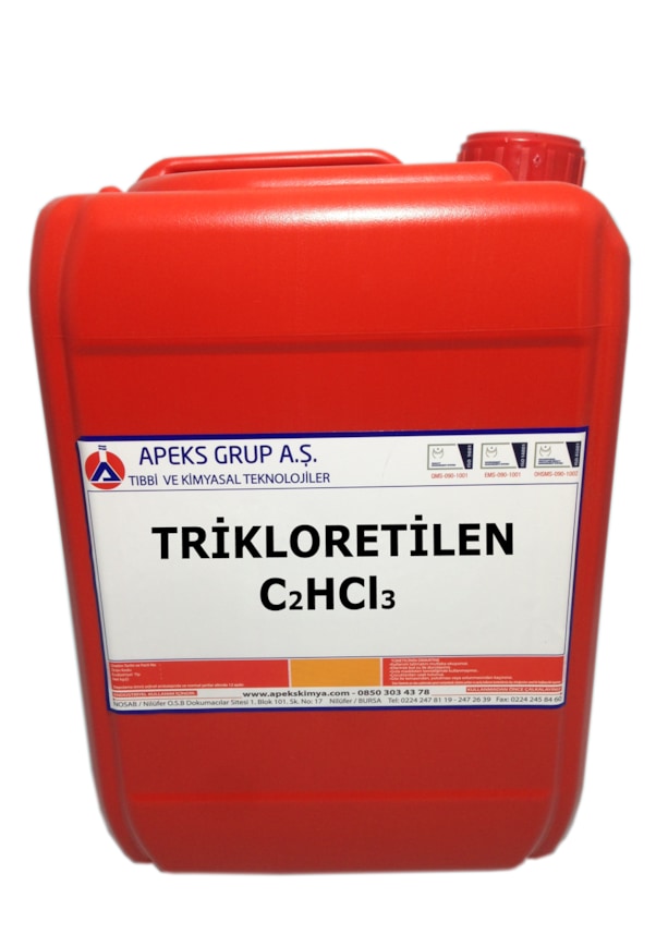 Trikloretilen - C2Hcl3 - 10 Kg Fiyatları ve Özellikleri