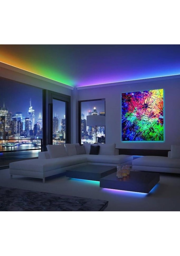 Led Işık Rgb Aydınlatma Animasyonlu 5 Metre Şerit Tak Çalıştır ...