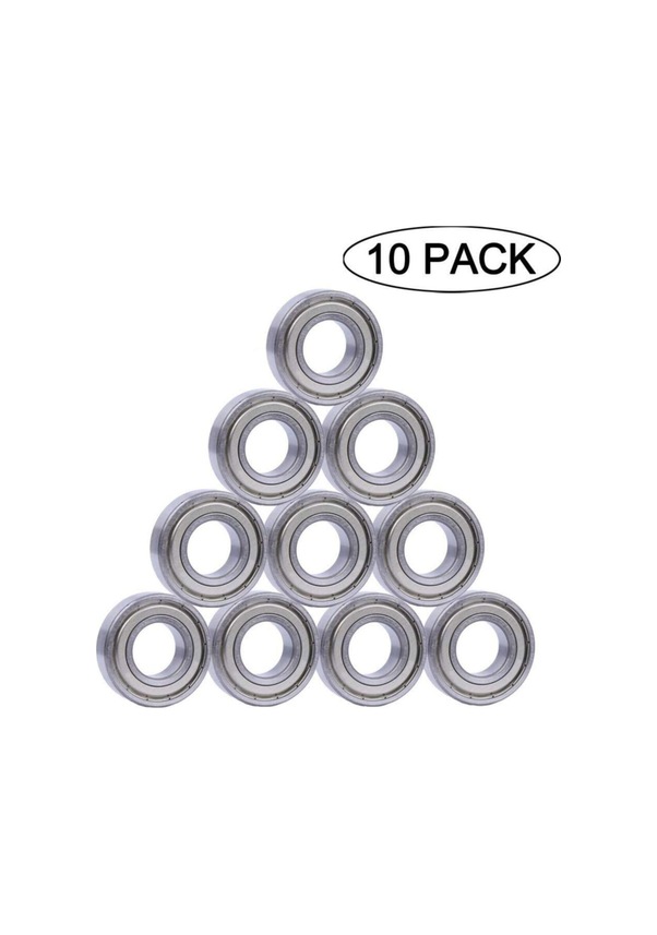 10 Adet 608zz Rulman - Metal Mühürlü Çok Amaçlı Bilye Rulman - 8x22x7 ...