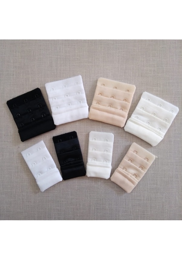 Yeni İnci Sütyen Agrafı İki Ve Üç Dişli Y083 Ten Rengi Standart 3 Diş ...