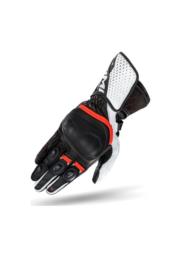 Shima St-3 001korumalı Motosiklet Eldiveni Beyaz - Kırmızı Beyaz ...