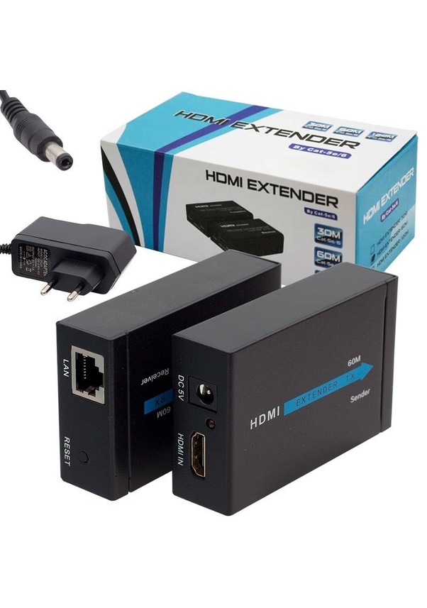 Hdmi Extender Hdmı Extender 60 Metre Uzatıcı ' Siyah Fiyatları ve ...