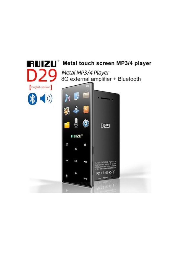 Trendooze Springsun Ruizu D29 Metal Mp3 Çalar Mp4 Bluetooth Harici ...