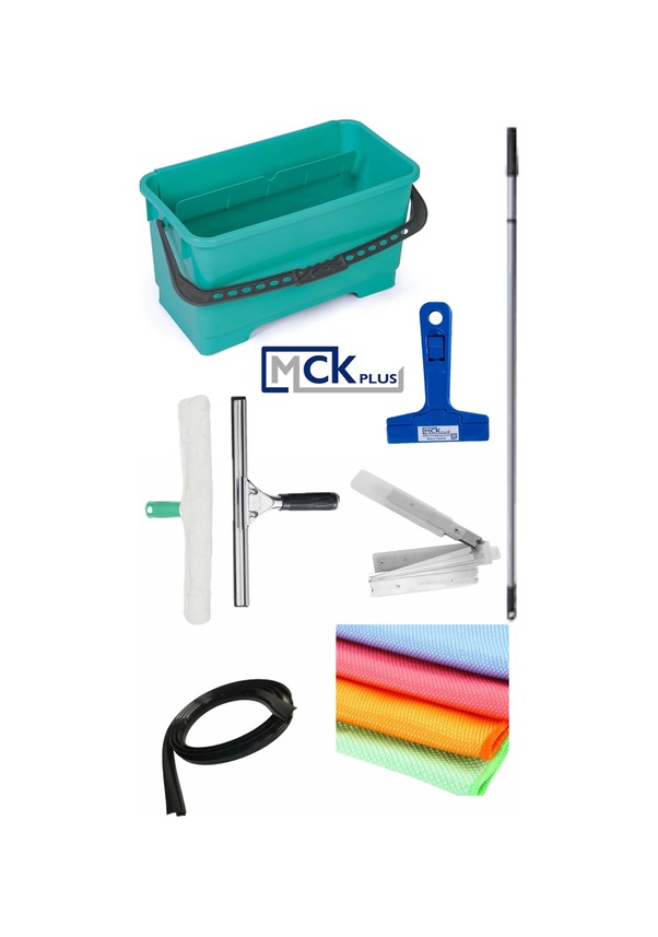 Mck Plus Profesyonel Cam Takımı Camcı Kovası Cam Temizleme Seti ...
