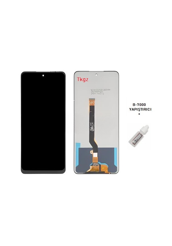 Tecno Spark 9 Pro Lcd Ekran Dokunmatik - A - Kalite + B-7000 Siyah Fiyatları ve Özellikleri