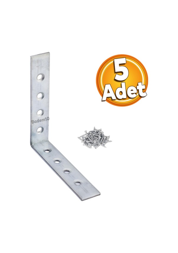 Mobilya Köşe Bağlantı Sabitleme L Demir Deprem Dolap Duvar Birleştirme ...