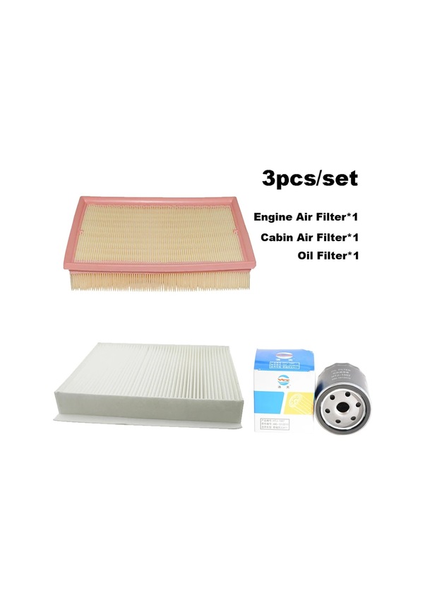 3 Adet Set-3 Adet Filtre Seti Kaıyı E5 Xuandu 1.5t 2021 2022 2023 Kabin ...