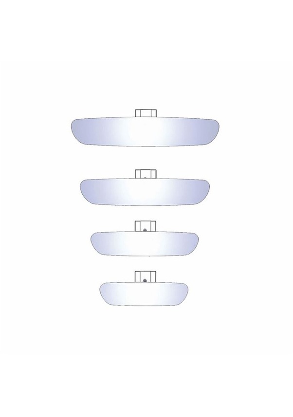 Motaysan İç Dikiz Aynası Seti 4'lü Universal Yaldızlı R320 Ova Arka ...