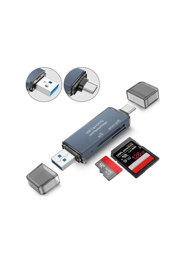 Usb 3 0 Sd Tf Skower Yüksek Hızlı Tip C Kart Okuyucu Usb 3 0 Mikro Sd Tf Cf Kart Bellek Flash