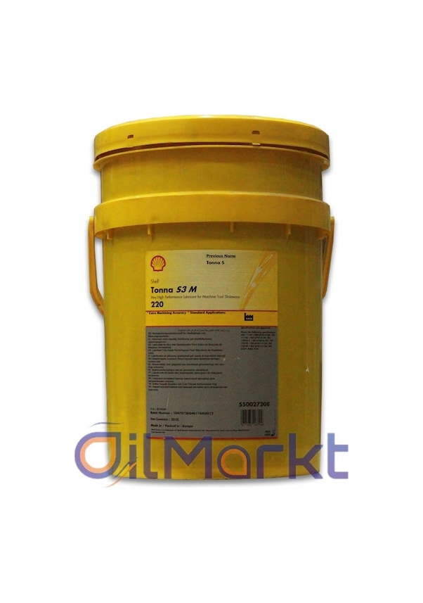 Shell Tonna S3 M 220 Yüksek Performanslı Kızak Yağı 20 L Fiyatları ve ...