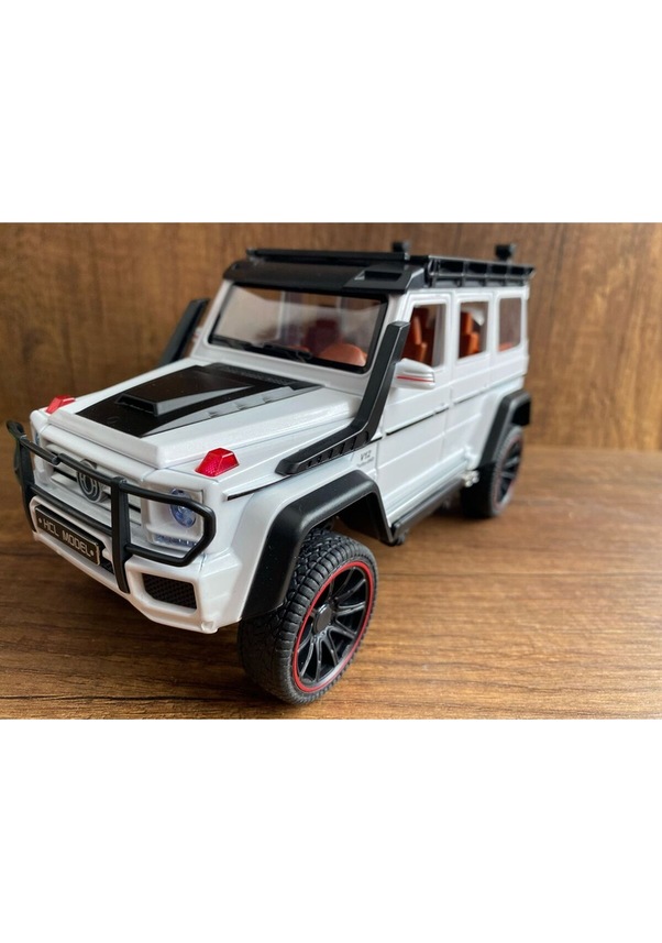 Mercedes G65 Jip Diecast Araba Mercedes G65 Arba Brabus Rocket G65 Diecast Metal Araba Işıklı ...