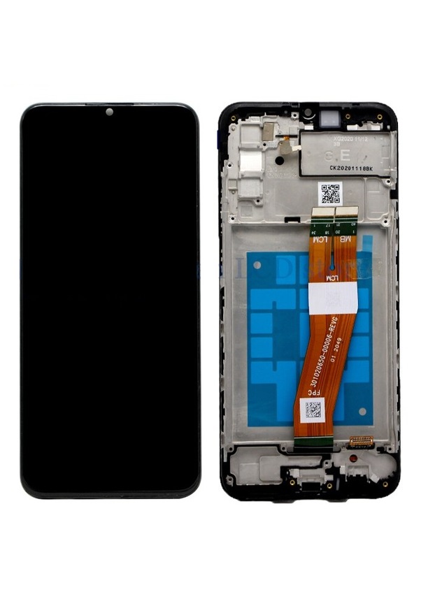 Samsung M025F Galaxy M02s Lcd Ekran + Dokunmatik Çıtalı Orjina ...