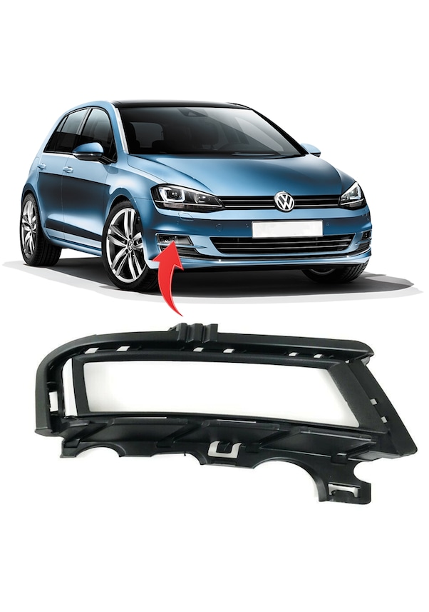 Vw Golf 7 Sağ Sis Kapağı Sisli Kromlu 2013-2016 5G0853808A Fiyatları ve ...