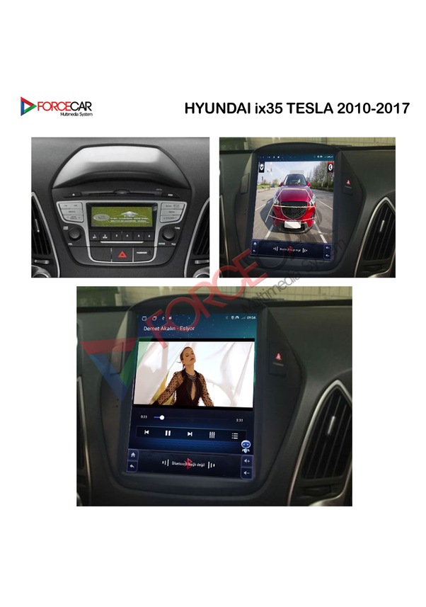 Hyundai İx35 Tesla Android Multimedya 2 32 Kablosuz Carplay Fiyatları ...