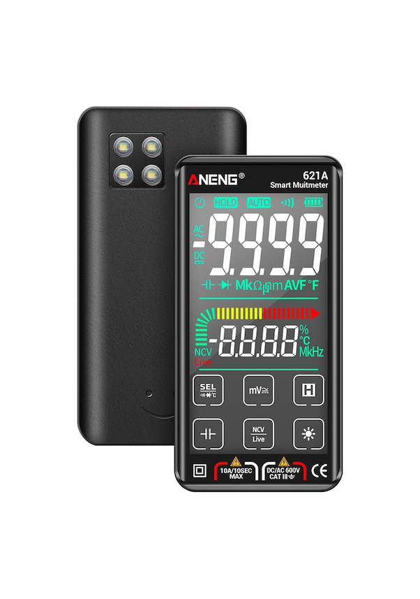 Youmex Aneng 621a Dokunmatik Ekranlı Şarj Edilebilir Akıllı Multimetre ...