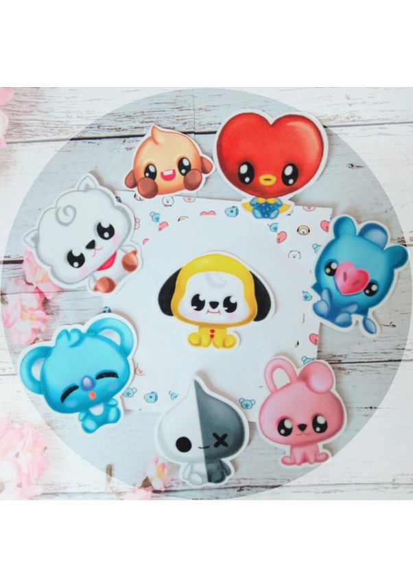 Bt21 Sticker Seti - Kpop Sticker Set Fiyatları ve Özellikleri