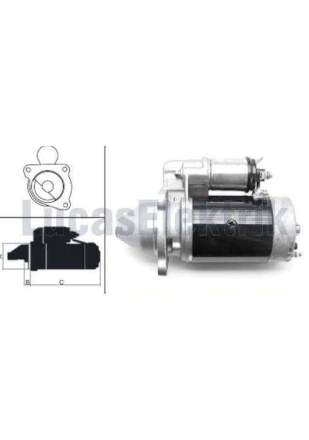 MARS MOTORU 12V 2.1KW 10 DIS M113 UZEL MF TRAKTOR LUCAS 27432 OEM ...