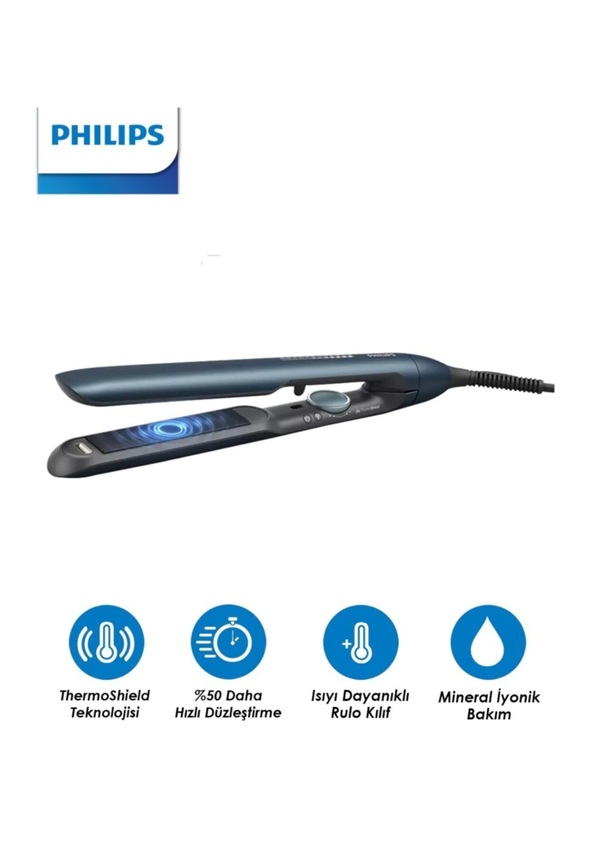 Philips 7000 BHS732/00 Series Saç Düzleştiricisi Lacivert Fiyatları ve ...