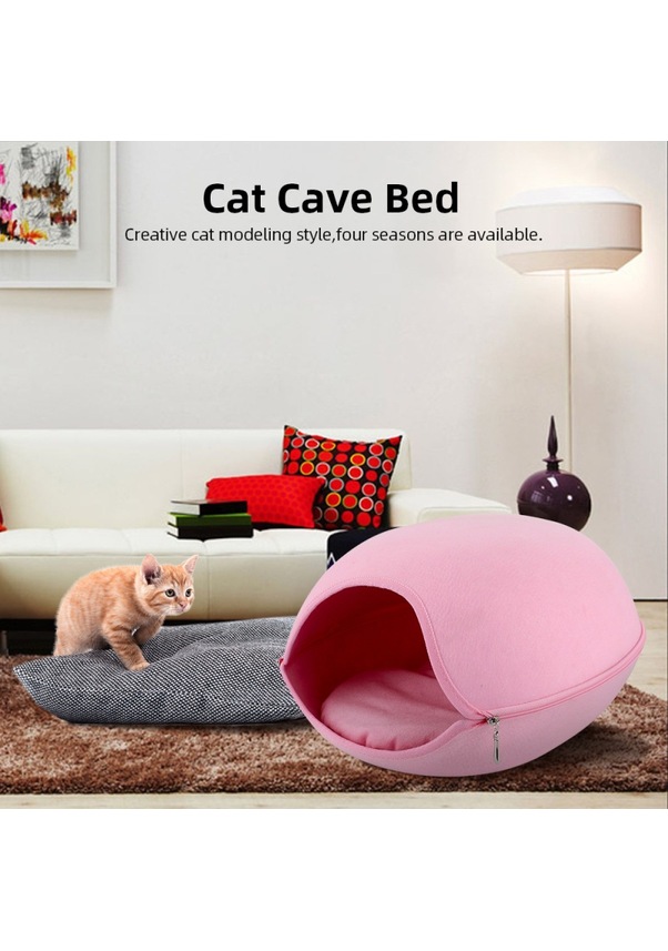 Mufunye Kedi Evcil Hayvan Mağarası Yatağı İdeal Kedi Ve Yavru Kedi İçin ...