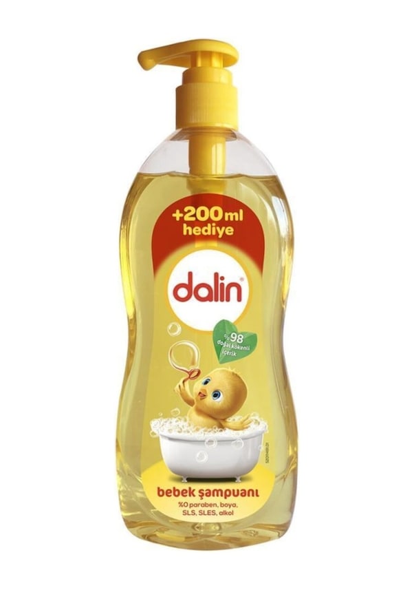 Dalin %98 Doğal Kökenli Bebek Şampuanı 700 + 200 ML Fiyatları ve Özellikleri