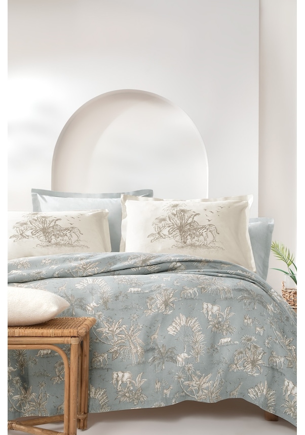 Yataş Bedding Aster Tek Kişilik Pike Takımı - Adaçayı Fiyatları ve ...