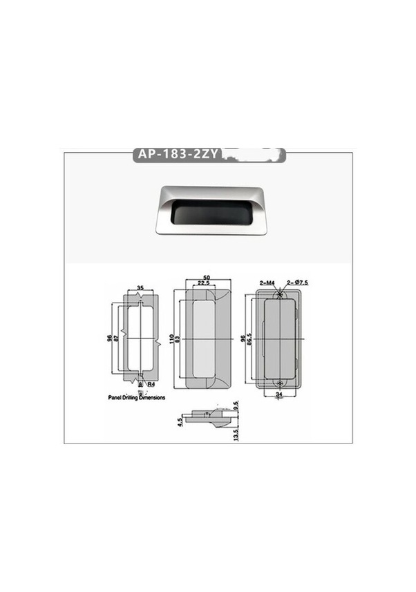 Paslanmaz Çelik Dolap Kulpu Gizli Mobilya Kulpu Çekmece Kulpu, Sürgülü ...
