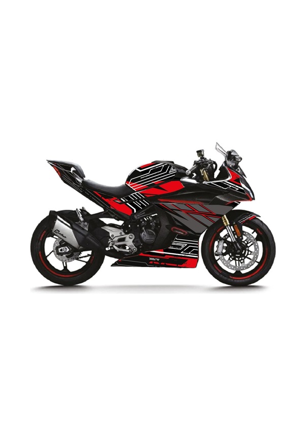 Cfmoto 450sr Redstone Parçalı Kaplama Sticker Etiket Modeli Kırmızı ...