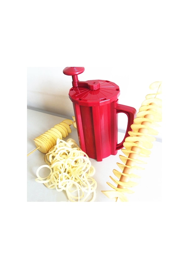 528-6 Patates Dilimleyici Manuel Büküm Spiral Patates Kesici Fiyatları ...