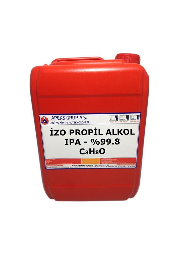 İzopropil Alkol - Ipa 10Lt %99.8 Fiyatları ve Özellikleri