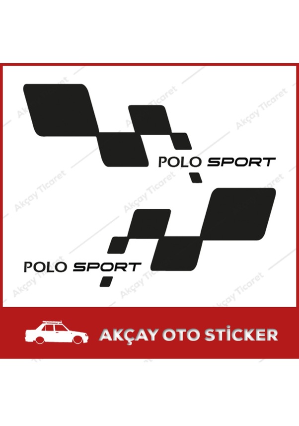 Volkswagen Polo Sport Sticker Polo Sticker Polo Oto Sticker Fiyatları ...