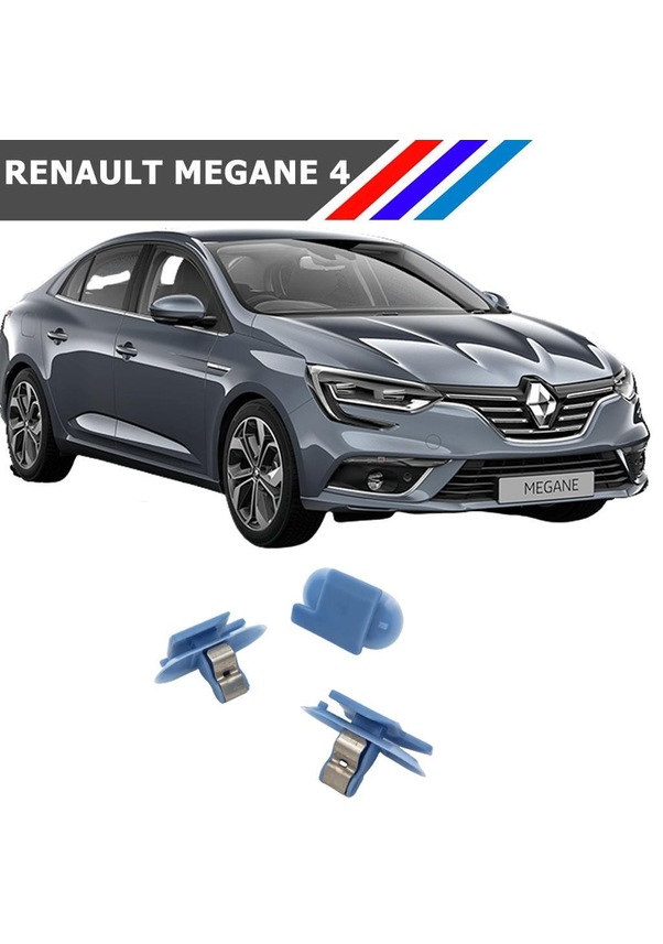 Nvr Renault Megane 4 Kapı Eşik Klipsi 15 Adetli Paket 7703077477 ...