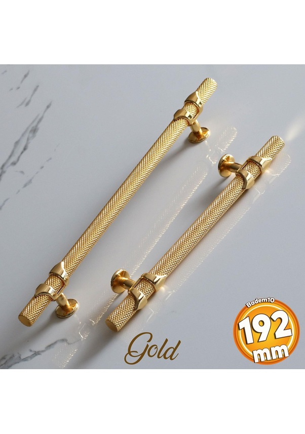 Burç Kulp 192 Mm Gold Altın Renk Mobilya Mutfak Çekmece Dolabı Dolap ...