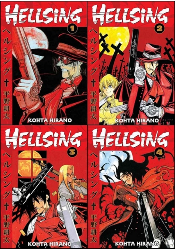 Hellsing 1-2-3-4.Cilt Manga 4 Kitap Set - Kohta Hirano Fiyatları ve Özellikleri