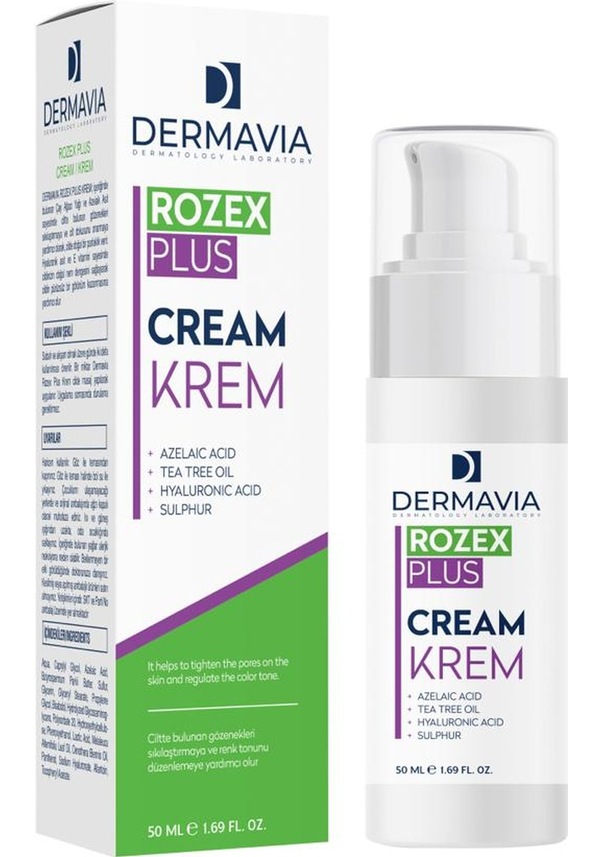 Dermavia Rozex Plus Krem 50 ML Fiyatları ve Özellikleri