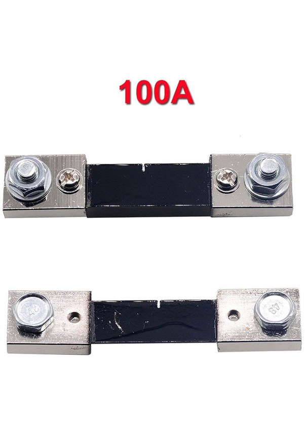 100a 75ma Shunt-10a 50a 100a Led Dijital Voltmetre Ampermetre 0-100 V ...
