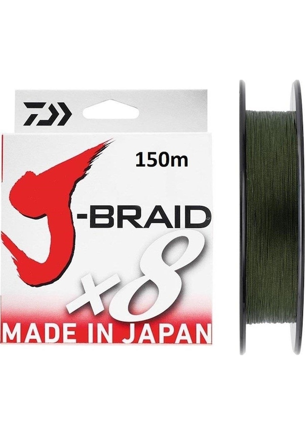 Daiwa J-Braid 8 Kat Koyu Yeşil 150 M Ip Misina-0,20 Fiyatları ve ...