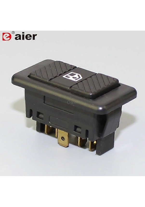 Yüksek Kalite 2 Adet Daier Evrensel 6 Pinli Dpdt Otomatik Elektrikli Cam Anahtarı Düğmesi Yeşil ...