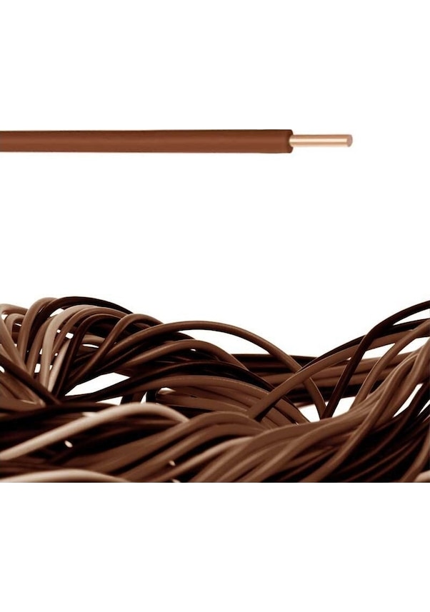 Öznur 1.5 Mm Nya Tek Damar %100 Bakır Kablo Kahverengi 10 Metre Fiyatları ve Özellikleri