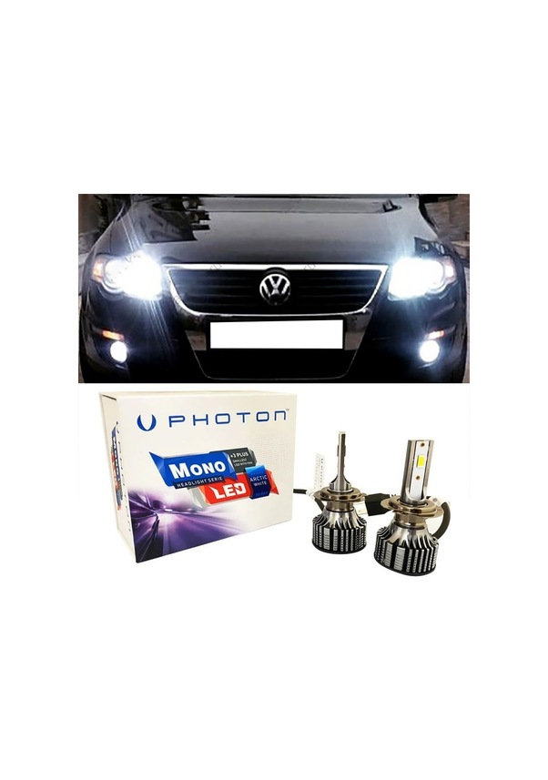 Vw Passat B6 Led Xenon Uzun Far Ampulü H7 Mono Yeni Seri Beyaz ...