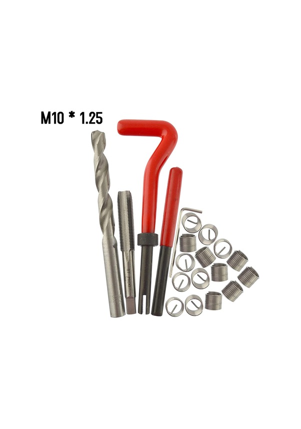 Yaleker M5 M6 M8 M10 M12 M14 Metrik Vida Onarım Kiti - Helicoil Araç ...