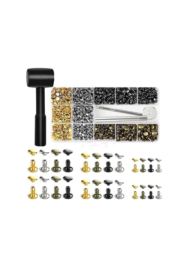 480 Adet Ceket Riveti Seti, 3 Boyut-4 Renk, Ayakkabı Ve Cüzdan ...